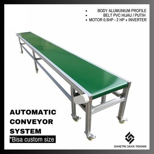 Jual CONVEYOR SYSTEM / MESIN KOMPAYER OTOMATIS - LEBAR 25CM, 2 METER ...