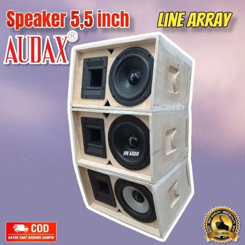 Jual ** Speaker Audax 5,5 inch Pro tech + Box Speaker Line Array 5,5 inch miniatur ** - Acr 5120 ...
