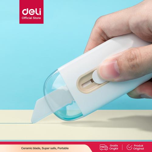 Promo Deli Cutter / Pisau Pemotong Kertas Ceramic Blade Anti Karat ...
