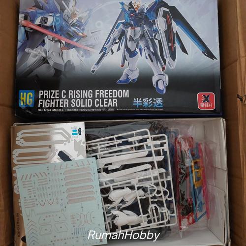 Jual 1/144 HG Rising Freedom Solid Clear Fighter - Freedom ONLY - Kab ...
