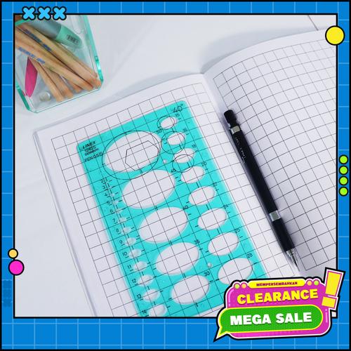 Jual Linex Architecture Ellipse Template 40mm - 5733 00 - Kota Bogor ...