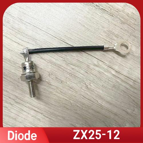 Jual ZX25-12 25A 1200V DIODE BOLT WITH CABLE BLACK DOWN ARROW RED UP ...