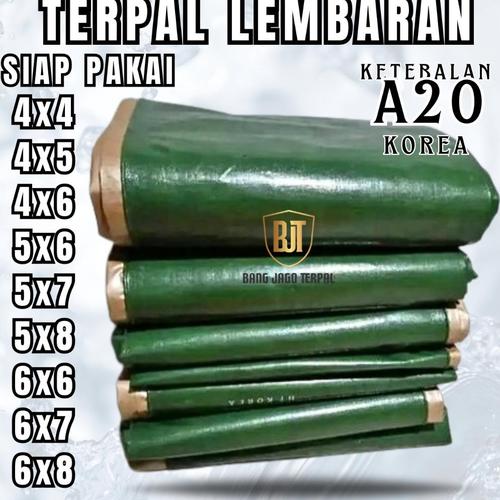 Jual STOK ADA Terpal tebal 4x6 meter a20 Korea Gold army Terpal tenda ...