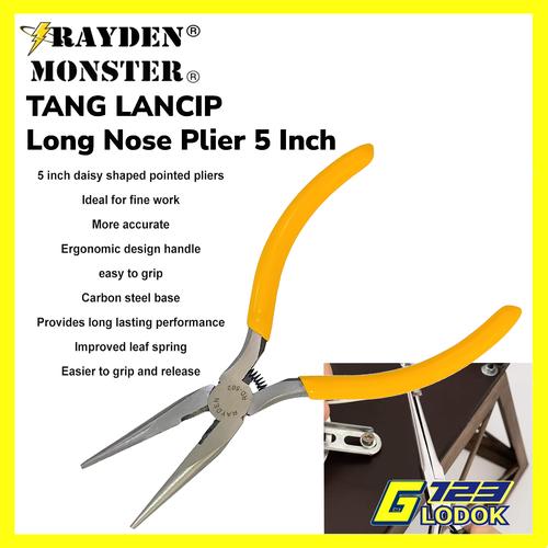 Jual Tang Lancip Jepit Cucut Kupas Kabel Kawat Mini Needle Long Nose ...