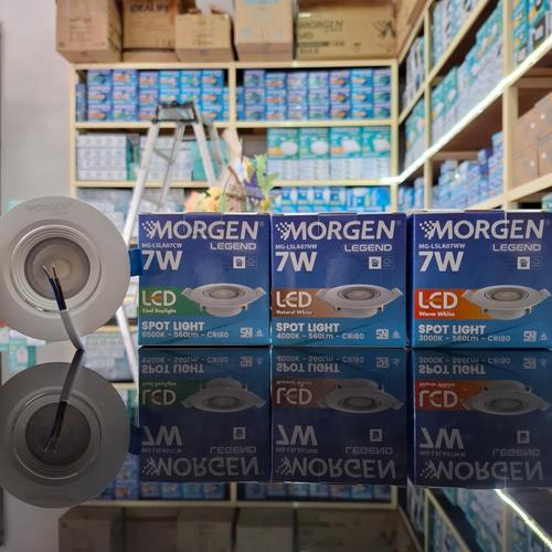 Jual LAMPU SOROT SPOTLIGHT SPOT LIGHT LED PLAFON MORGEN 7W 7 WATT PUTIH, SEMI KUNING, KUNING ...