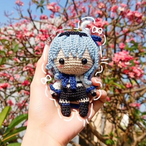 Jual Eula Lawrence (Genshin Impact) Chibi Doll - Amigurumi / Boneka ...