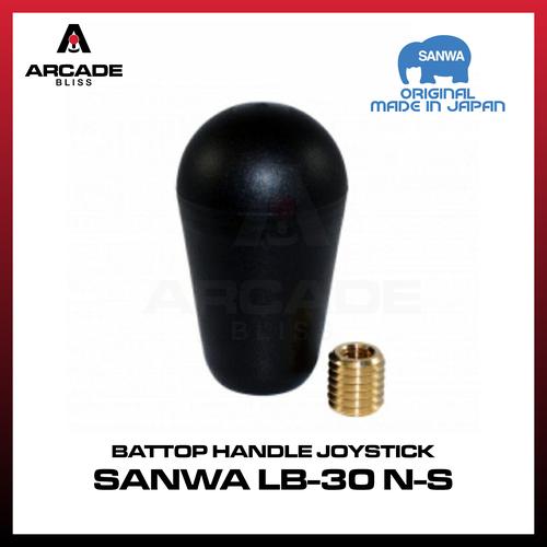 Jual Sanwa LB-30 N-S Handle Battop Black Hitam Bat Top American Style ...