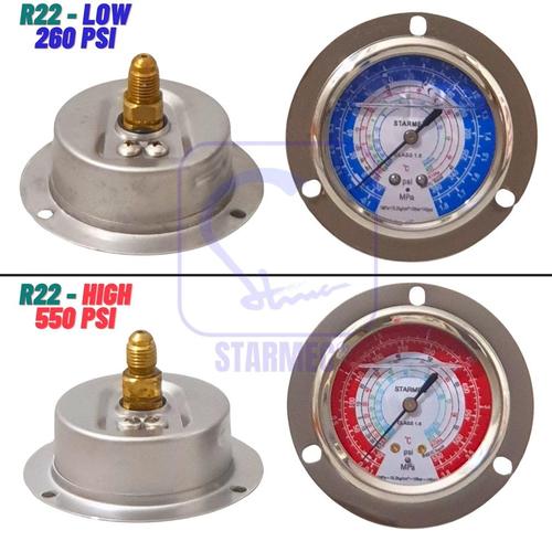 Jual Pressure Gauge Oil R22 ( Payung ) / Meteran+Oil R22 Starmec - R22 ...