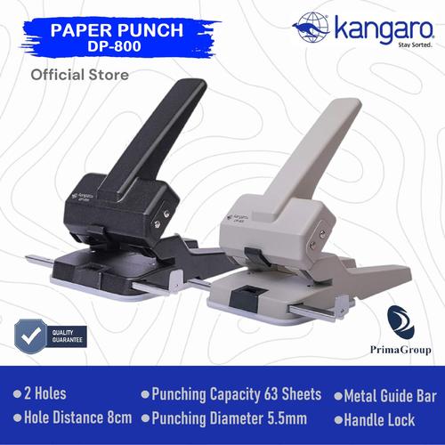 Jual Heavy Duty Paper Punch DP-800 / Pembolong Kertas DP 800 / Pelubang ...