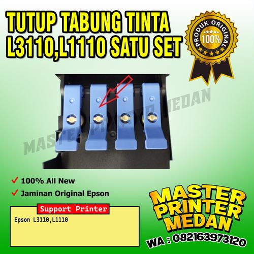 Jual TUTUP TABUNG TINTA L3110 L1110 SATU SET - Kota Medan - MASTER PRINTER MEDAN | Tokopedia