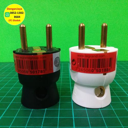Jual Legrand 2P+E plug 16A steker colokan listrik 050188 white 050178 ...
