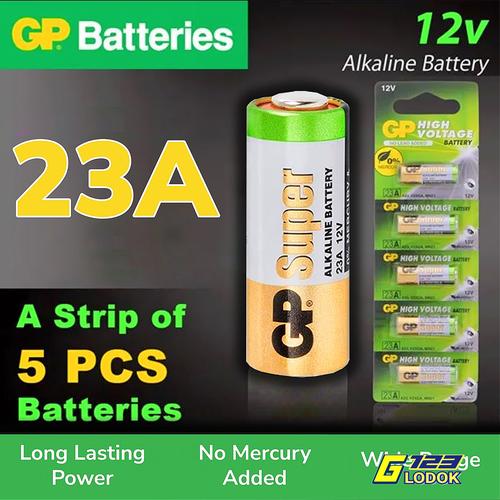 Jual Baterai Batre Battery Remote Remot Alarm Mobil Bel GP 12V 23A 27A ...