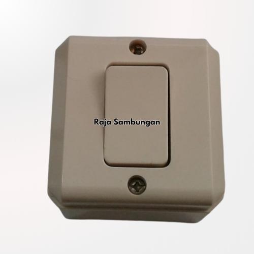 Jual Saklar Seri Outbow Single Broco 16210 Switch 1 Gang On Off Sakelar ...