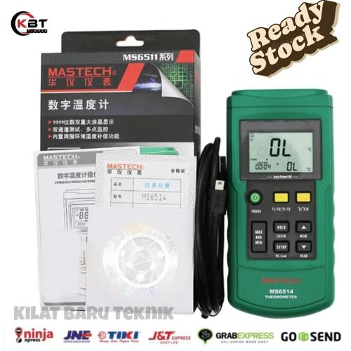 Jual Mastech MS6514 Thermocouple Data Logger Thermometer Termokopel Termome - Jakarta Barat ...
