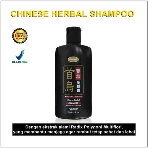 Promo Onaomi chinese herbal shampoo rambut rontok parah untuk rambut ...