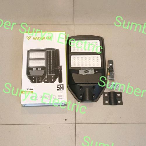 Jual Lampu jalan solar 120 watt led kuning lampu pju solar 120 Watt ...