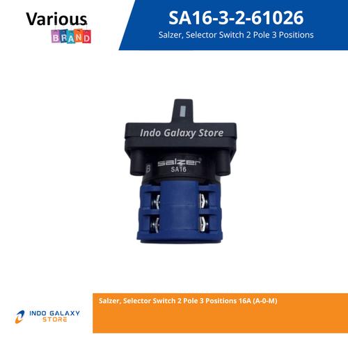 Jual ‭Salzer, Selector Switch 2 Pole 3 Positions 16A SA16-3-2-61026 ...