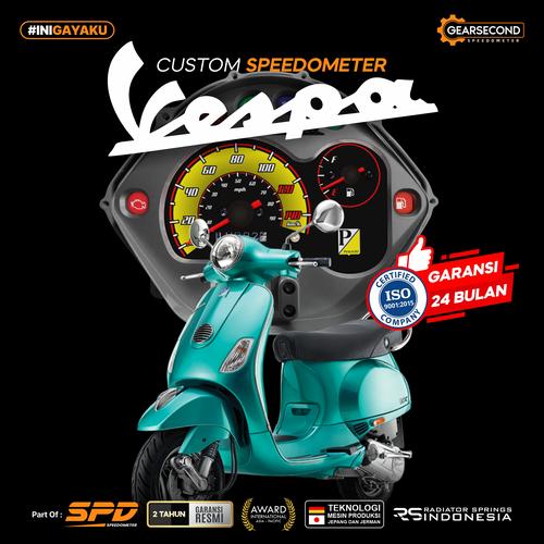 Jual Ready Design Panel Speedometer Custom Vespa LX 125 - Gearsecond ...