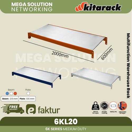 Jual Layer Rak Gudang Besi 600kg / Ambalan Tatakan Panjang 2M - Jakarta ...