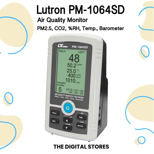 Jual Lutron PM-1064SD - Air Quality Monitor PM2.5 Particulate Matter ...
