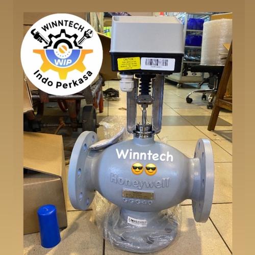 Jual 3 Way Motorized Control Valve Honeywell Modulating Flange PN 16 ...