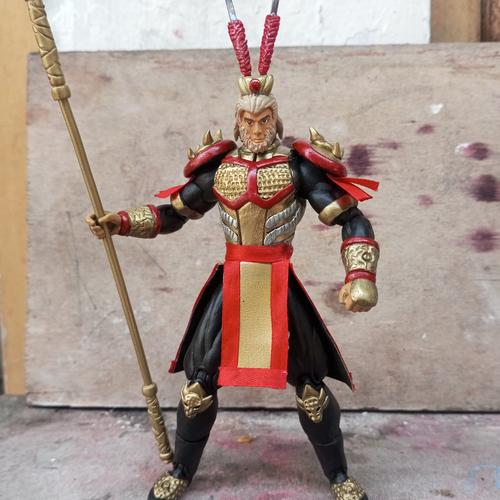 Jual action figure custom kera sakti sun gokong armor mode # journey to ...