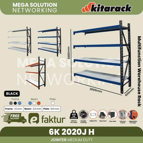 Jual RAK GUDANG JOINTER TINGGI 2M PANJANG 2M 600KG/LAYER MEDIUM DUTY H ...