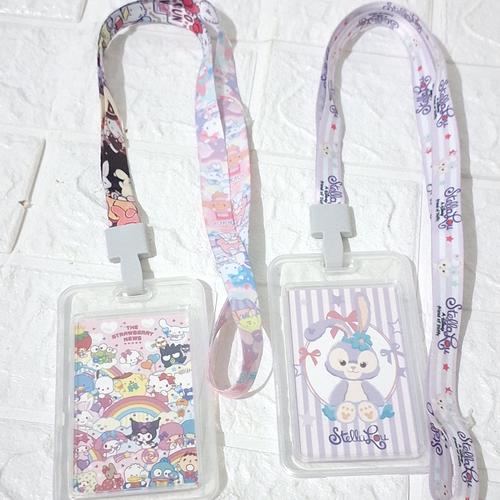 Jual kartu id card dan tali motif karakter sanrio stella lou dan bts ...