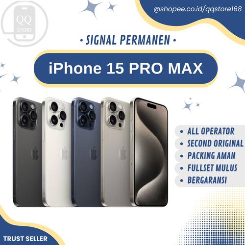 Jual iPhone 15 Pro Max 256GB/512GB/1TB (imei Terdaftar) Second Mulus ...