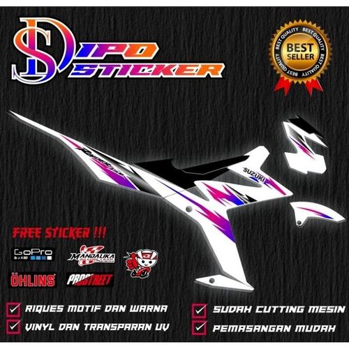 Jual Sticker Striping Satria Fu fi 150(injeksi) custom 04 transparan UV ...