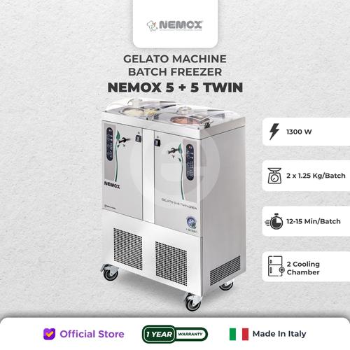 Jual NEMOX - 5+5 TWIN Gelato / Ice Cream Maker Machine - Jakarta Pusat - Espresso Italia | Tokopedia