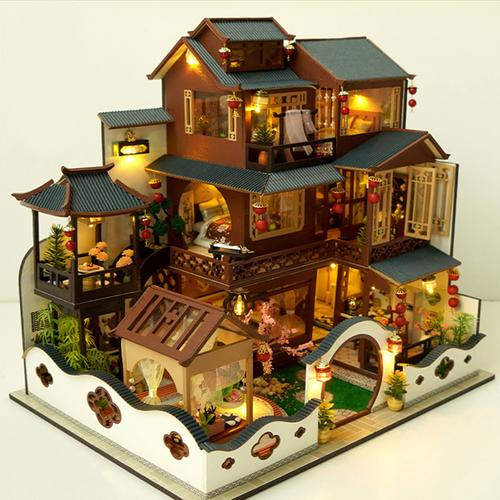 Jual DIY Rakit Miniature Diaroma House Aesthetic / Rumah Rakit Dekorasi ...