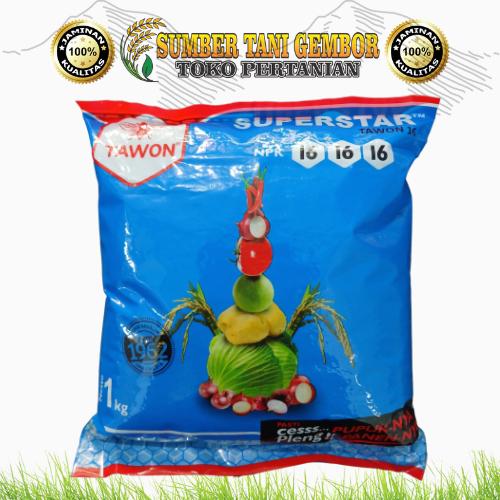Jual PUPUK TAWON NPK 16-16-16 SUPERSTAR (1KG) - Kab. Subang - UD ...