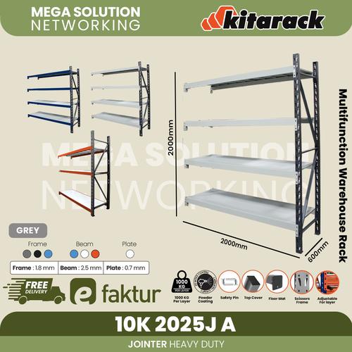 Jual RAK GUDANG JOINTER TINGGI 2,5M PANJANG 2M 1000KG/LAYER HEAVY DUTY ...