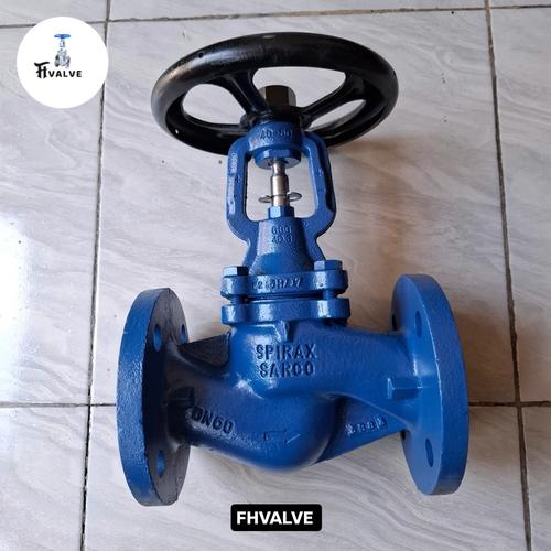 Jual Globe Valve Spirax Sarco 2" Inch Cast Iron Bellow Seal Flange PN16 - Kota Surabaya ...
