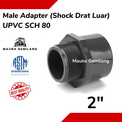 Jual Male Adapter (Sock Drat Luar) UPVC Sch 80 Socket x Drat Luar (Mipt ...