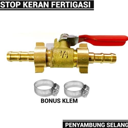 Jual Stop Kran Sambungan Untuk Angin Kompresor Gas Atau Aliran Air ...