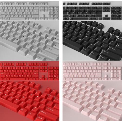 Promo Keycaps PBT Double Shot Cherry Profile Basic - Maroon - Kota ...