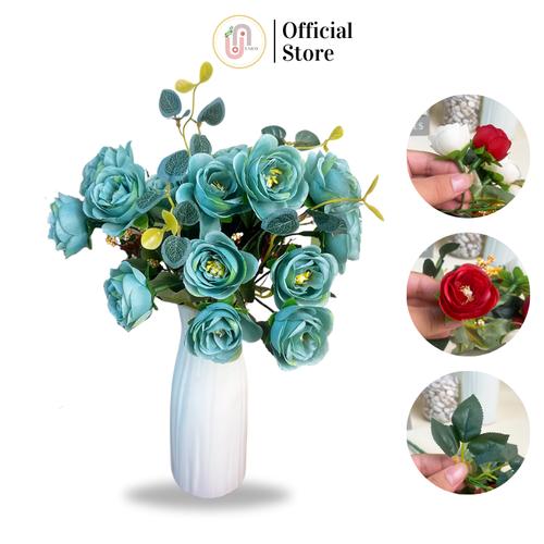 Jual Buket Bunga Mawar Tangkai Dekorasi Hiasan Interior Ruangan ...