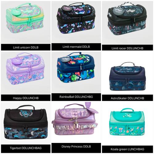 Jual Smiggle Double Decker Lunch Bag Minecraft Mickey Spiderman Kitty ...