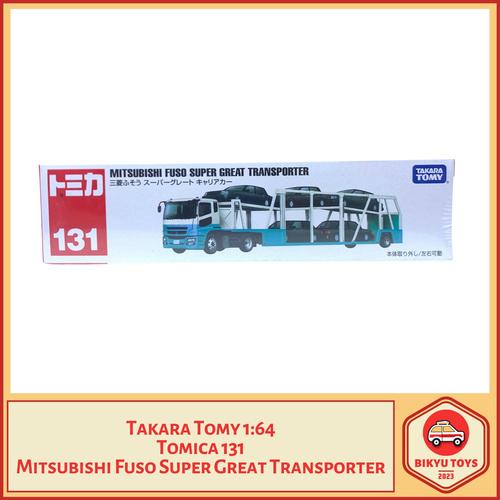 Jual Takara Tomy 1:64 Tomica Long 131 Mitsubishi Fuso Super Great Transporter Takaratomy - Kota ...
