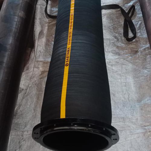 Jual Pipa karet Dredging Hose Sleeve 24" x 2.5 meter Built-in flange ...