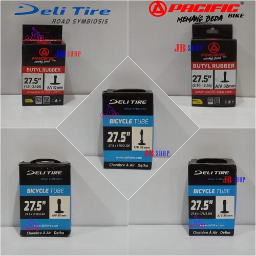 Jual BAN DALAM SEPEDA 27.5 X 1.50 1.75 1.95 2.10 2.125 2.25 2.35 2.40 584 - 190-2125 AV PCF ...