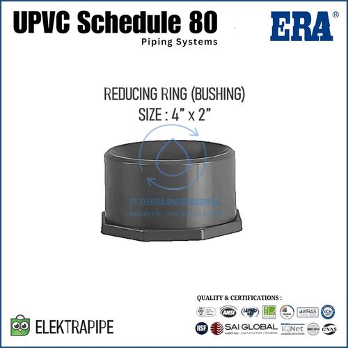 Jual Reducing Ring (Bushing) 4" x 2" Inch / Fitting UPVC BUSHING SCH-80 ...