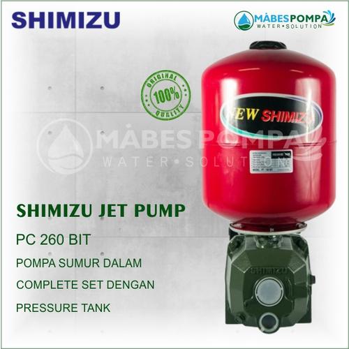 Jual POMPA AIR SHIMIZU JETPUMP PC 260 BIT / SUMUR DALAM / COMPLETE SET ...