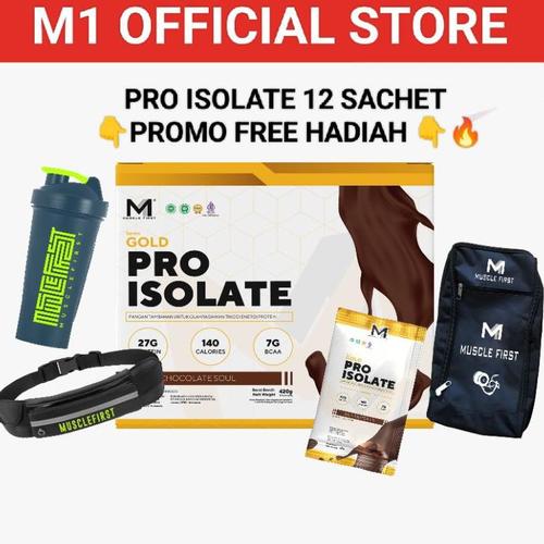 Jual Muscle First Pro Isolate 12 Sachet Whey Isolate Diet M1 Suplemen ...