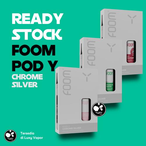 Jual Foom Pod Y Chrome Silver Meet Y Meet You Bundle Pod Kit ...