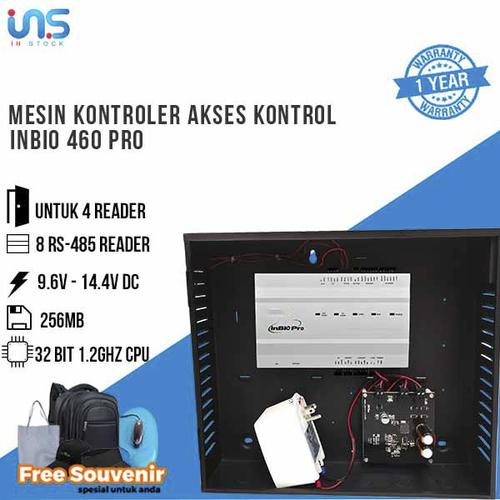 Jual Mesin Kontroler Akses dan absensi ZKTECO INBIO 460 PRO Lengkap ...
