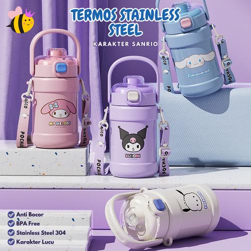 Jual Botol Minum Anak Karakter Sanrio Licensed Melody Cinnamoroll Botol Termos Stainless Steel ...
