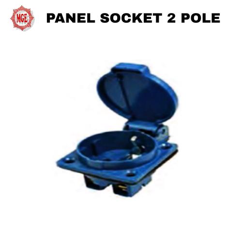 Jual FORT Panel Socket 2 Pole Type 112, pole 2, Ampere 16A/250V ...